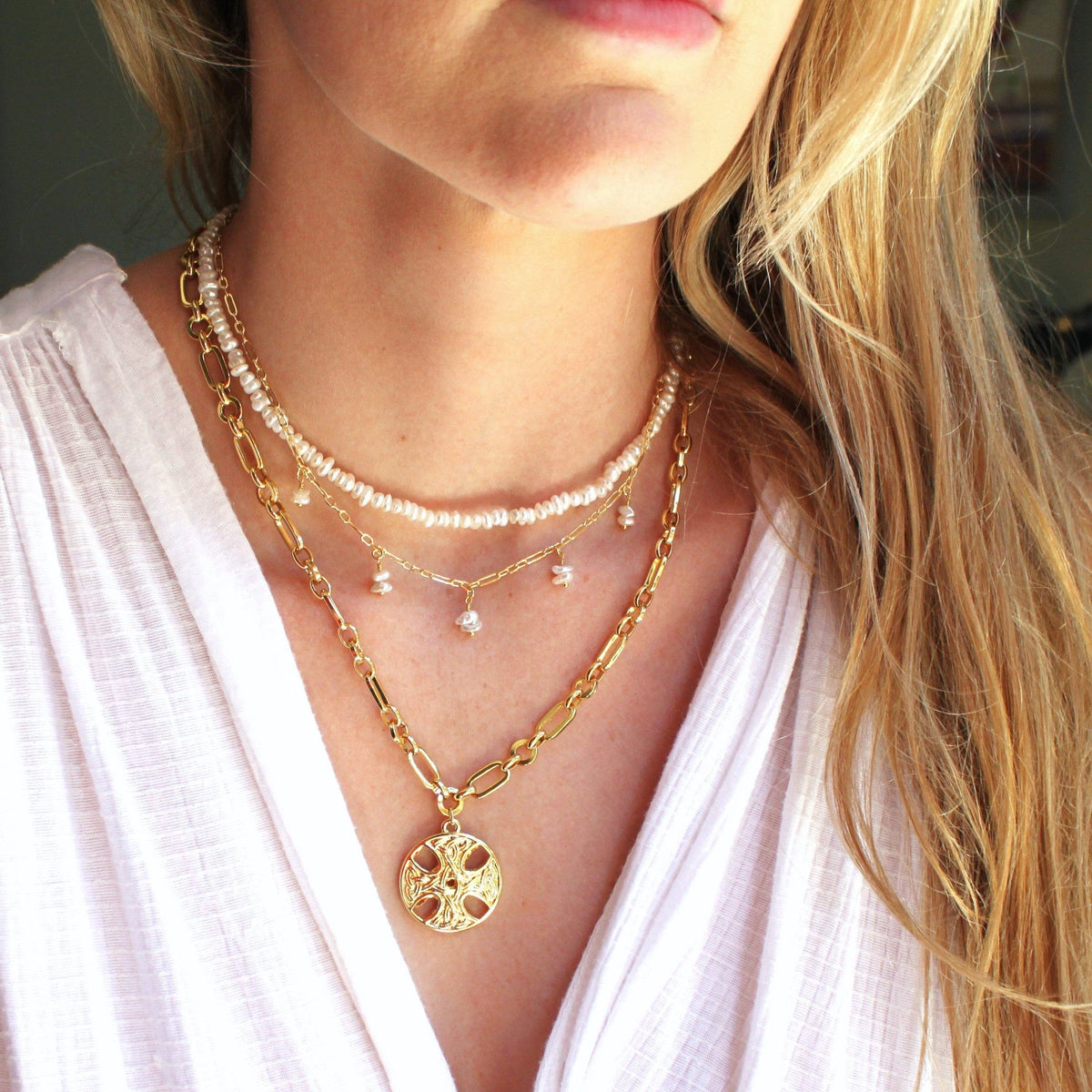 Dancing Pearl Necklace – The Fixy Farmhouse